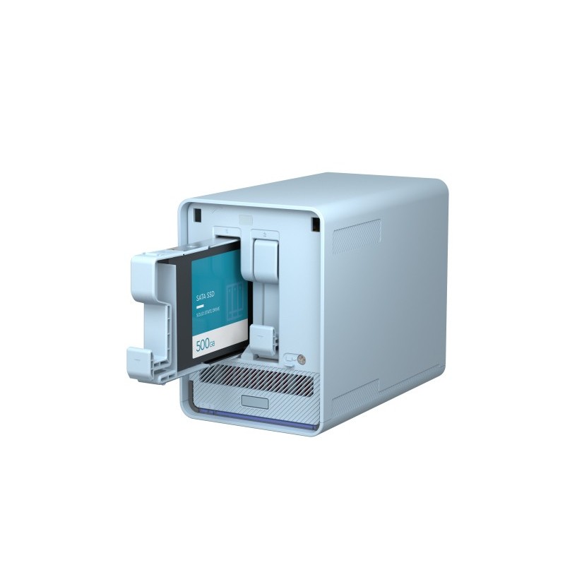 QNAP QMIROPLUS-201W NAS Desktop Ethernet LAN Blue J4125 £475.74 ...